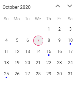 Providing a custom builder support for cells of the Flutter Date range picker (SfDateRangePicker ...