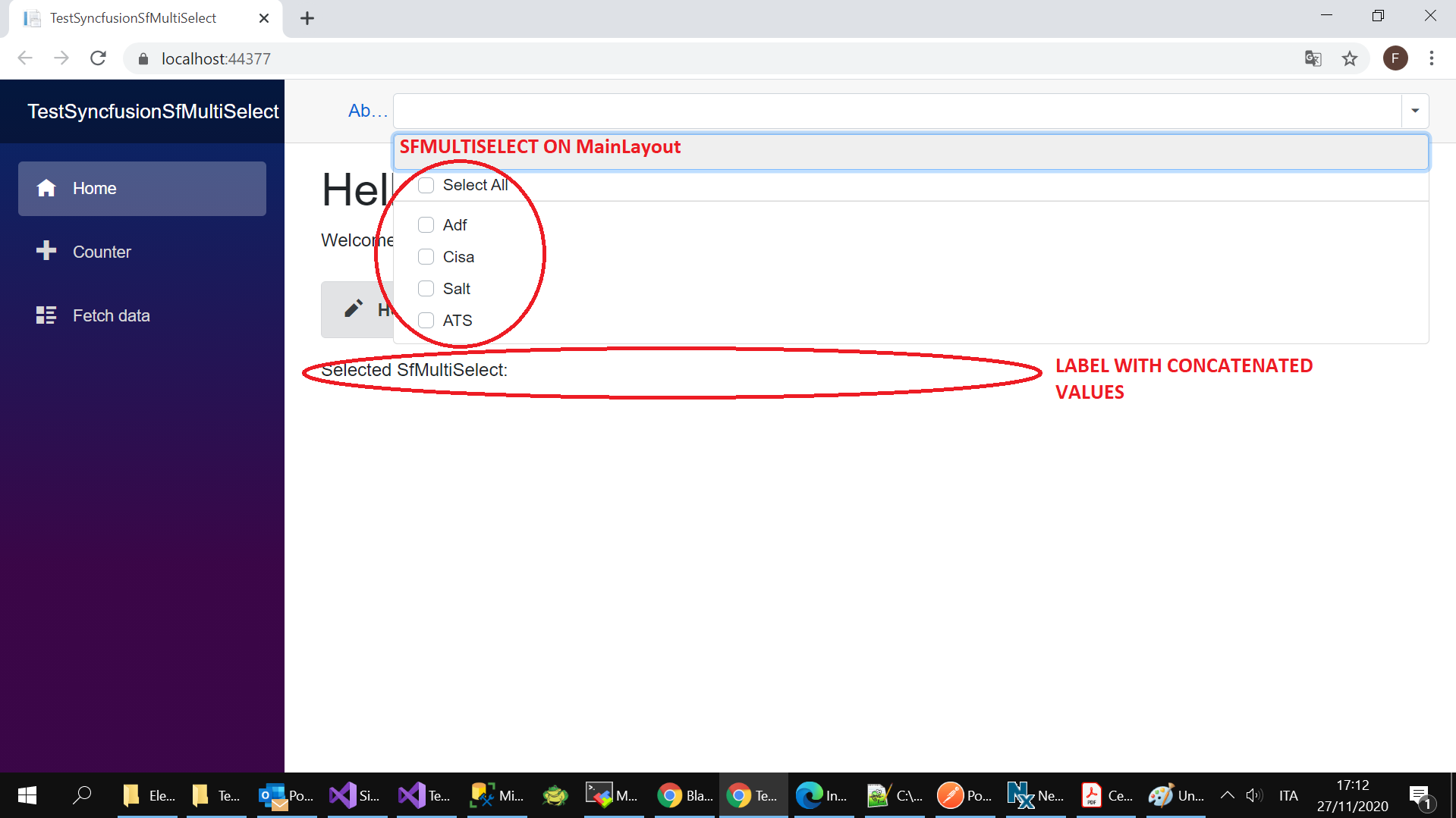 SfMultiSelect does not always update binded variable with selected values in Blazor | Feedback ...