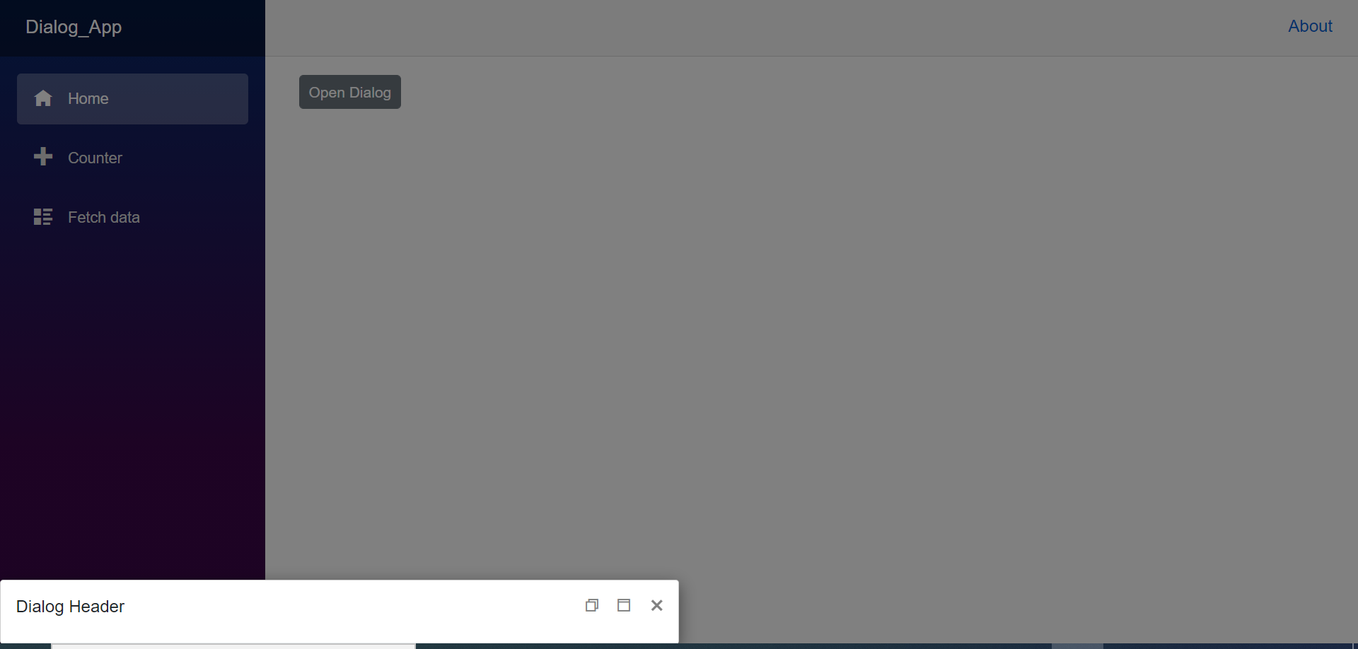 Provide maximize and minimize support to the Dialog in Blazor | Feedback Portal