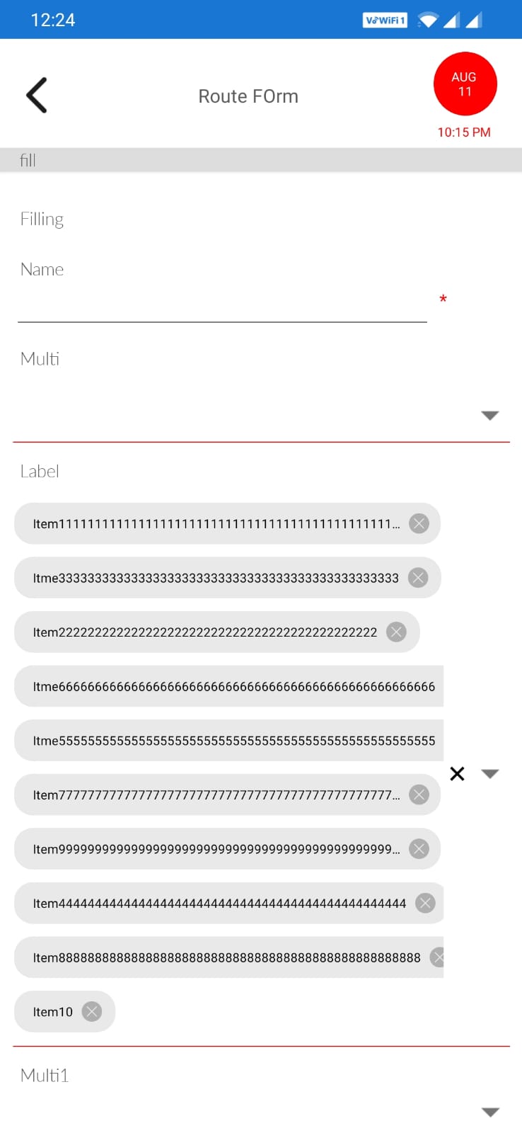 Cross mark is cutting off when text length is more in Xamarin.Forms ...