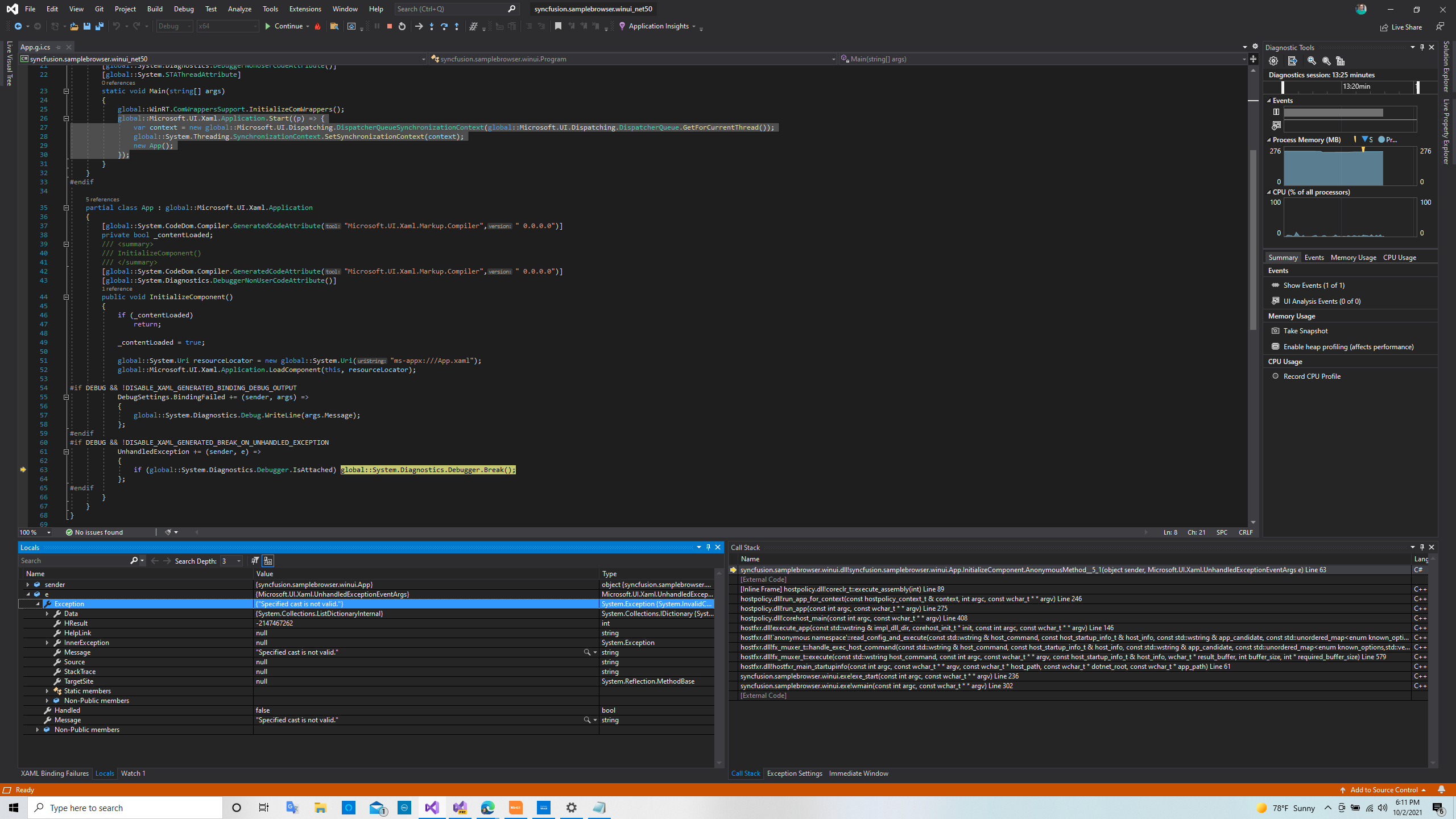 WinUI DataGrid crashes when sorting in WinUI | Feedback Portal WinUI DataGrid crashes when sorting in WinUI | Feedback Portal