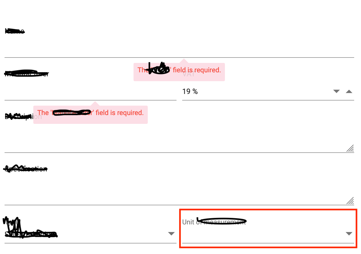 Dropdown List Validation on DataGrid Dialog Edit in Blazor | Feedback Portal