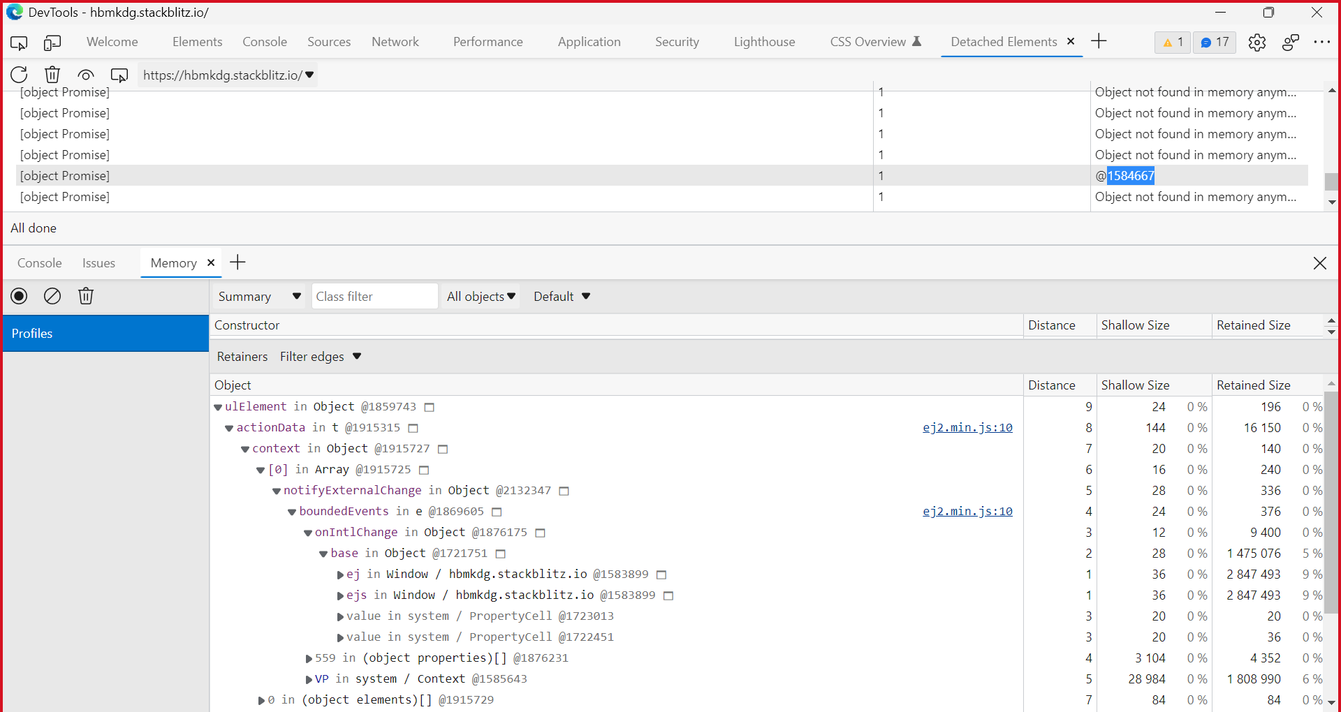 Combobox Memory Leak Detected In Edge Browser In Javascript Feedback Portal 0678