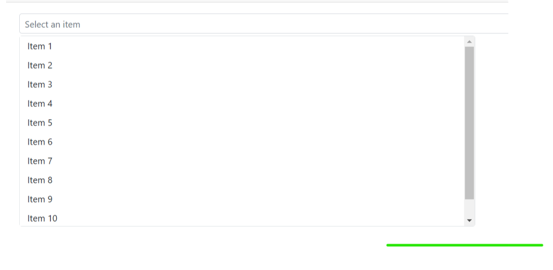 While enabling virtualization, extra scroller is created so empty popup is opened in Blazor ...
