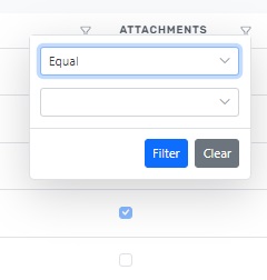 DataGrid Bool Column disable filtering with empty value in Blazor | Feedback Portal