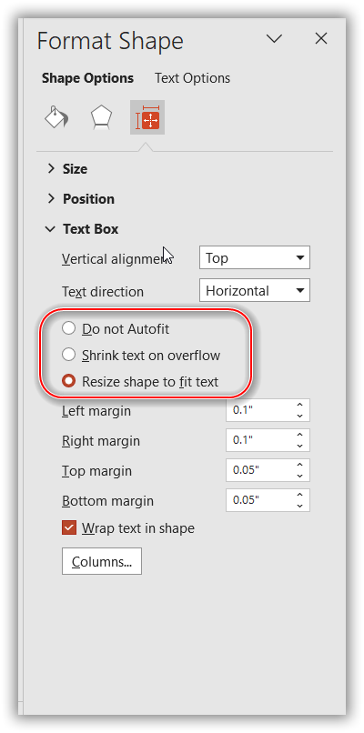 Provide API for autofit options of shape and implement its rendering logic's in ASP.NET Core ...