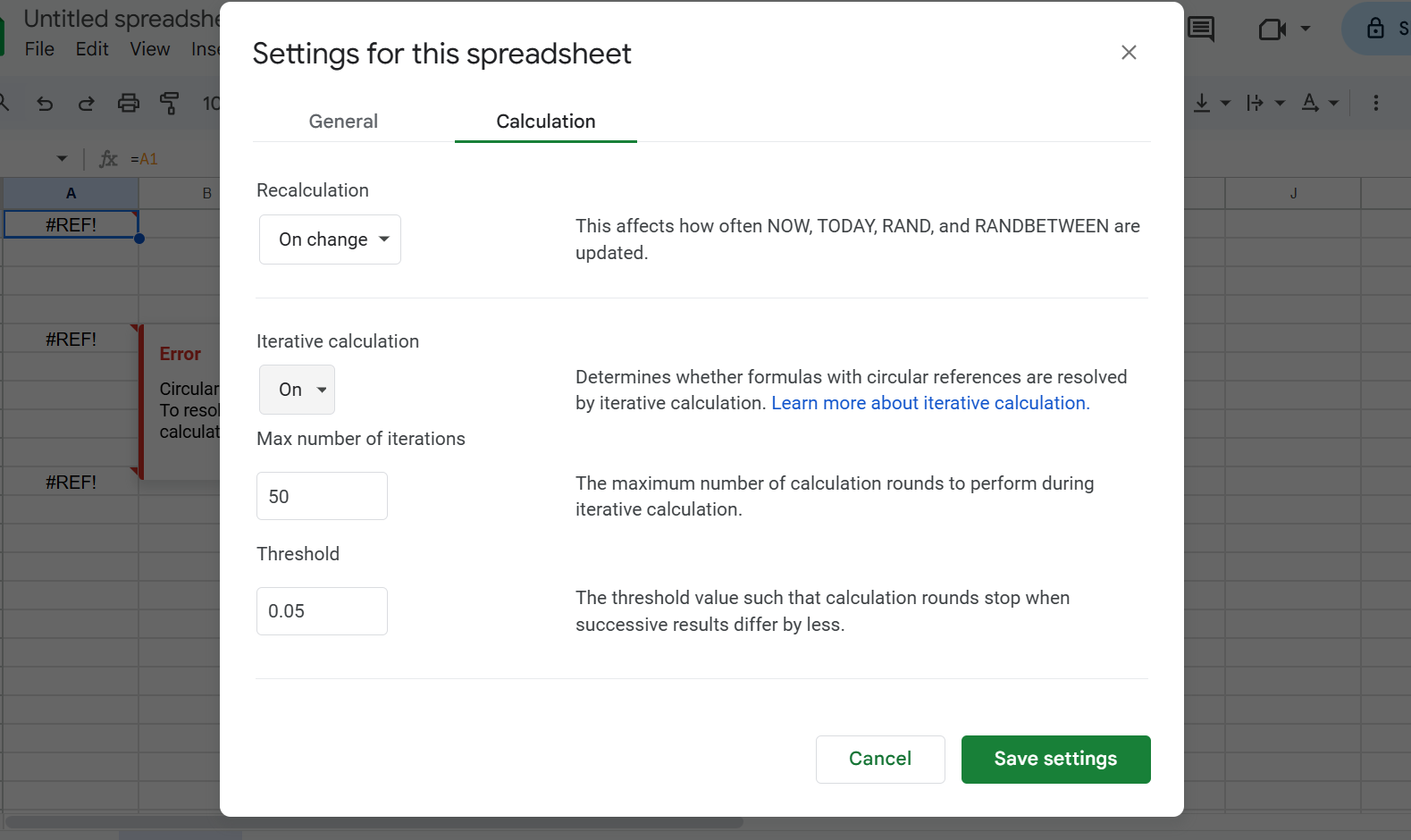 Enabling iteration option or displaying dialog box while circular ... Enabling iteration option or displaying dialog box while circular ...