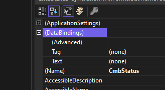Inclusion of SelectedValue in Advanced DataBinding Editor in WinForms | Feedback Portal